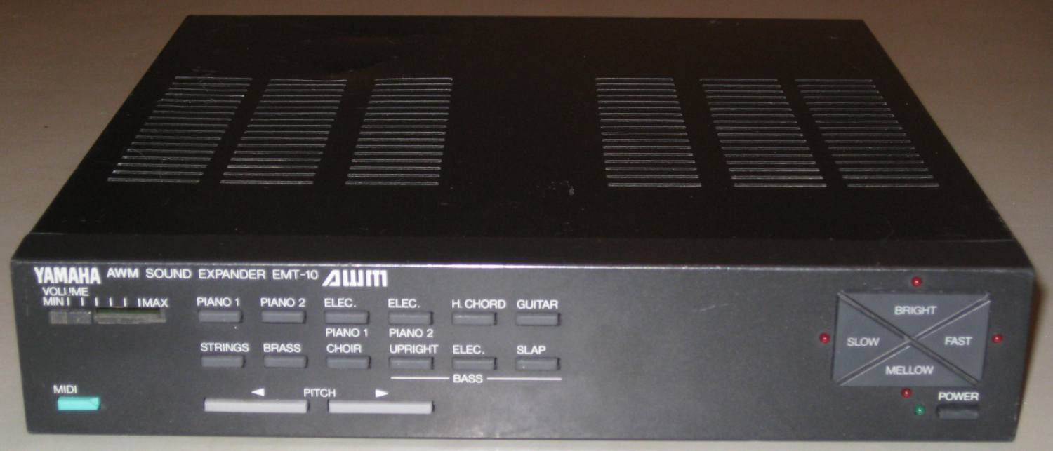 Infrequent Sound [sex.tex] technology: Yamaha AWM Sound Expander EMT-10